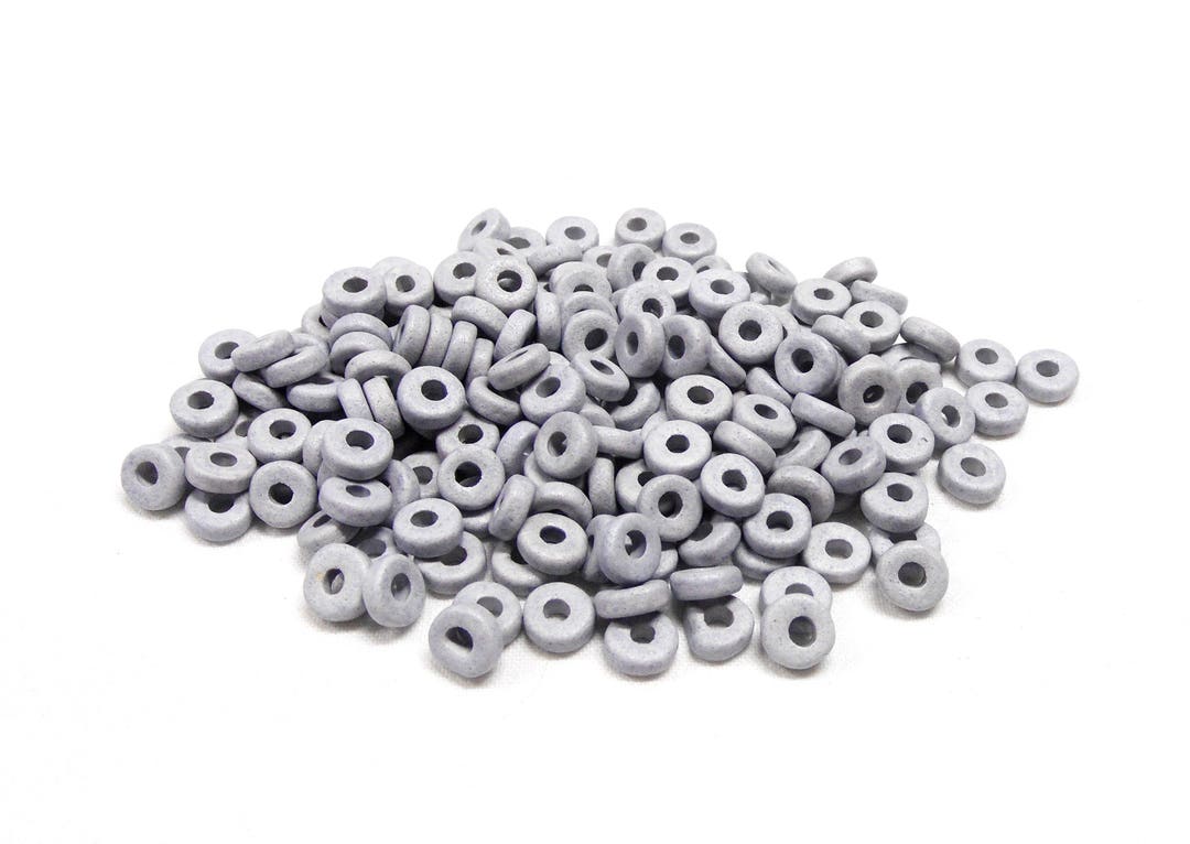 Washer Ceramic Beads, Round Greek Disc Spacers, Flat Ceramic Beads ...