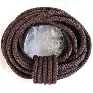 Brown Climbing Cord, Semisoft Rope Cord, Round Cord 5mm Approx. - 2 ...