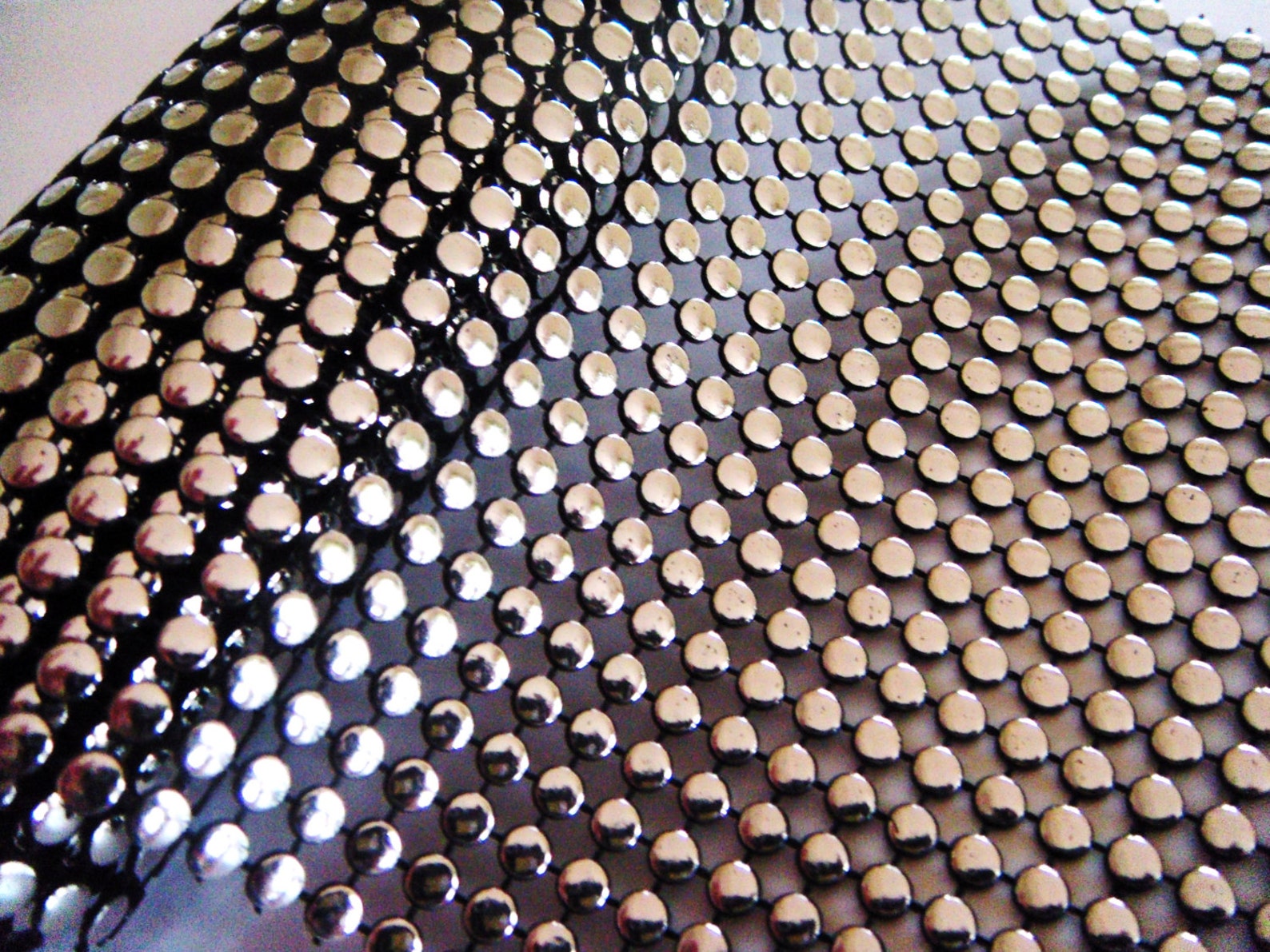 Silver Round Mesh Plastic Mesh Trimming Bling Mesh - Etsy