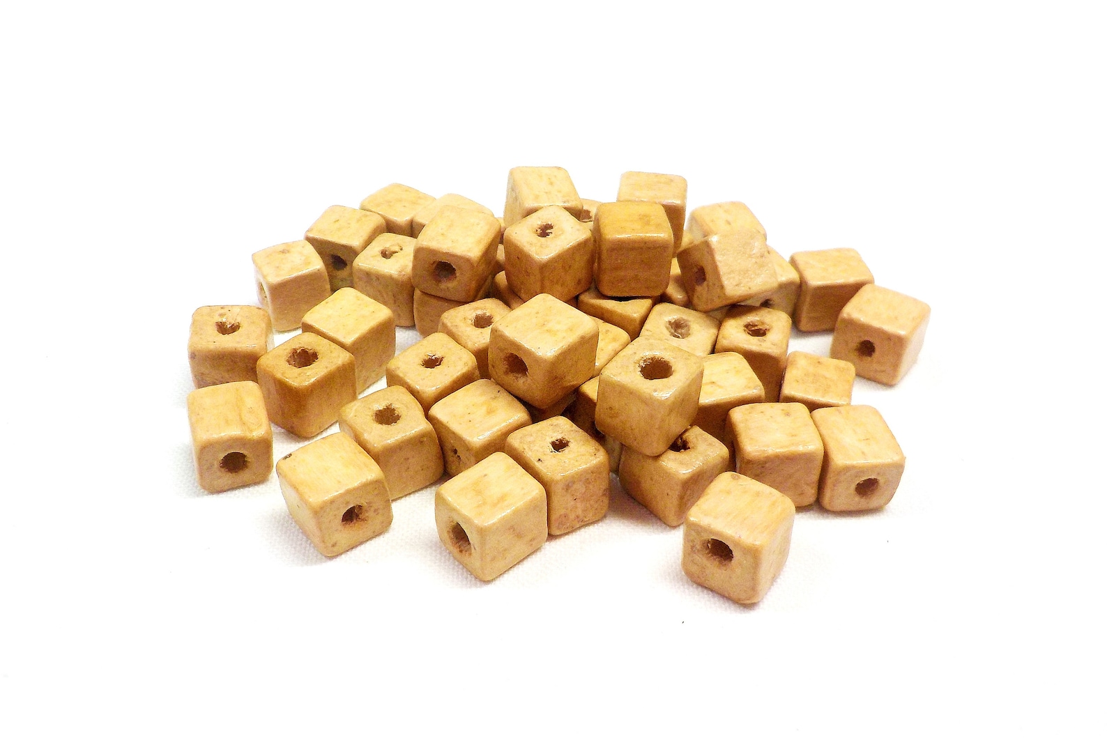 Square Wooden Beads Cube Wooden Beads Wooden Spacers Cubic - Etsy