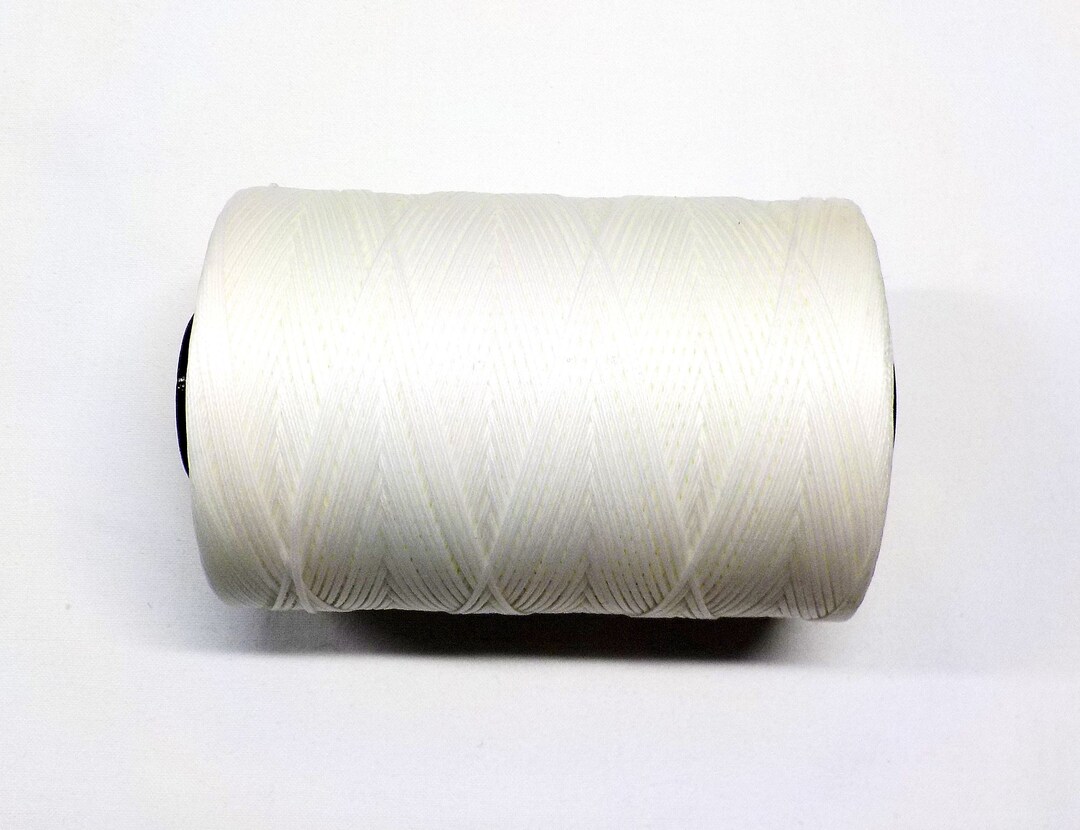 Waxed White Cord 1mm, White Cotton Cord, Waxed Cotton String, Bakers ...
