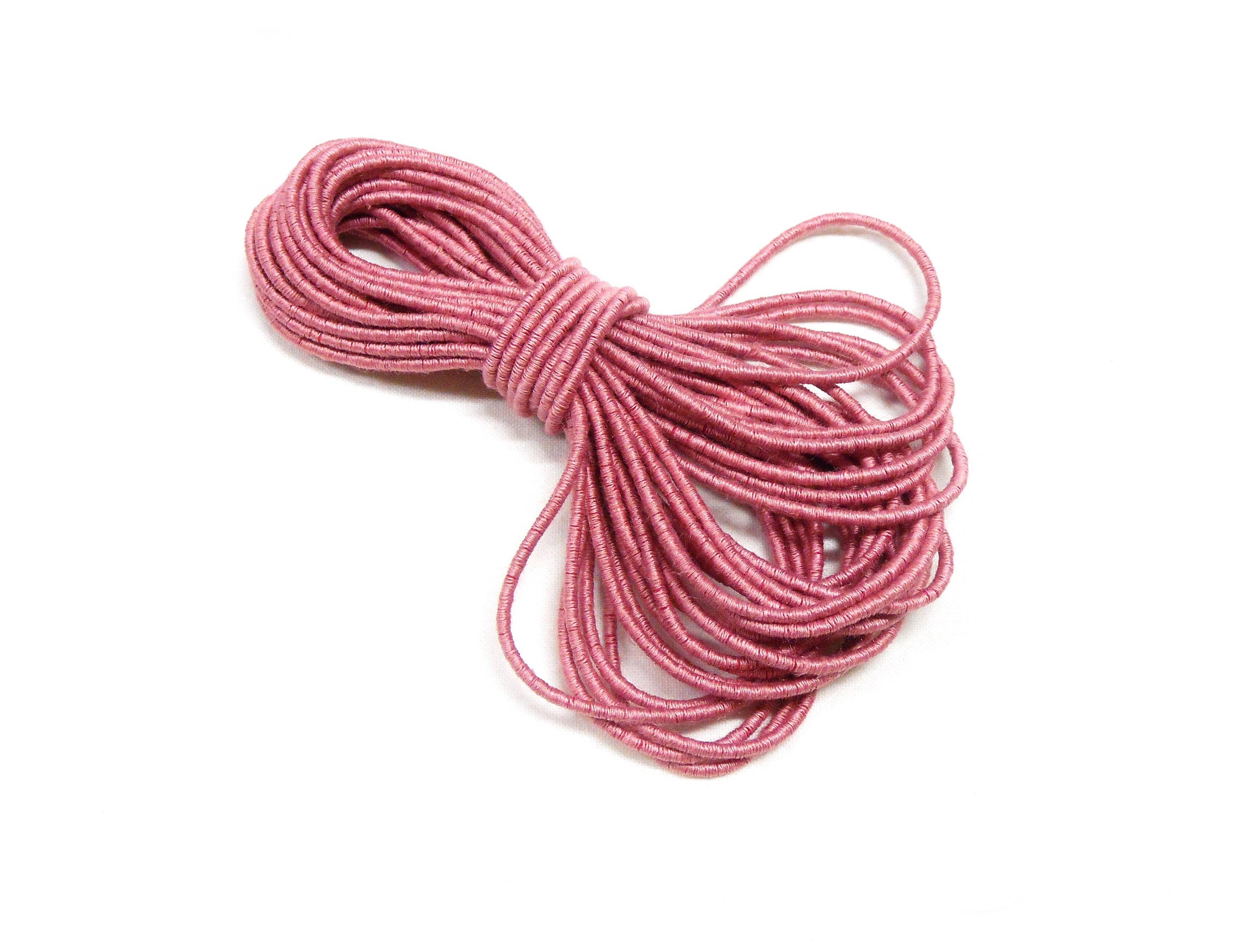 Wrapped Linen Cord Pink Linen Thread Cord Linen Rope Cord | Etsy