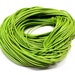 Light Green Genuine Round Leather Cord 2mm, Greek High Quality Leather ...