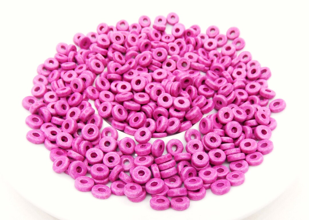 Washer Ceramic Beads, Round Greek Disc Spacers, Flat Ceramic Beads ...