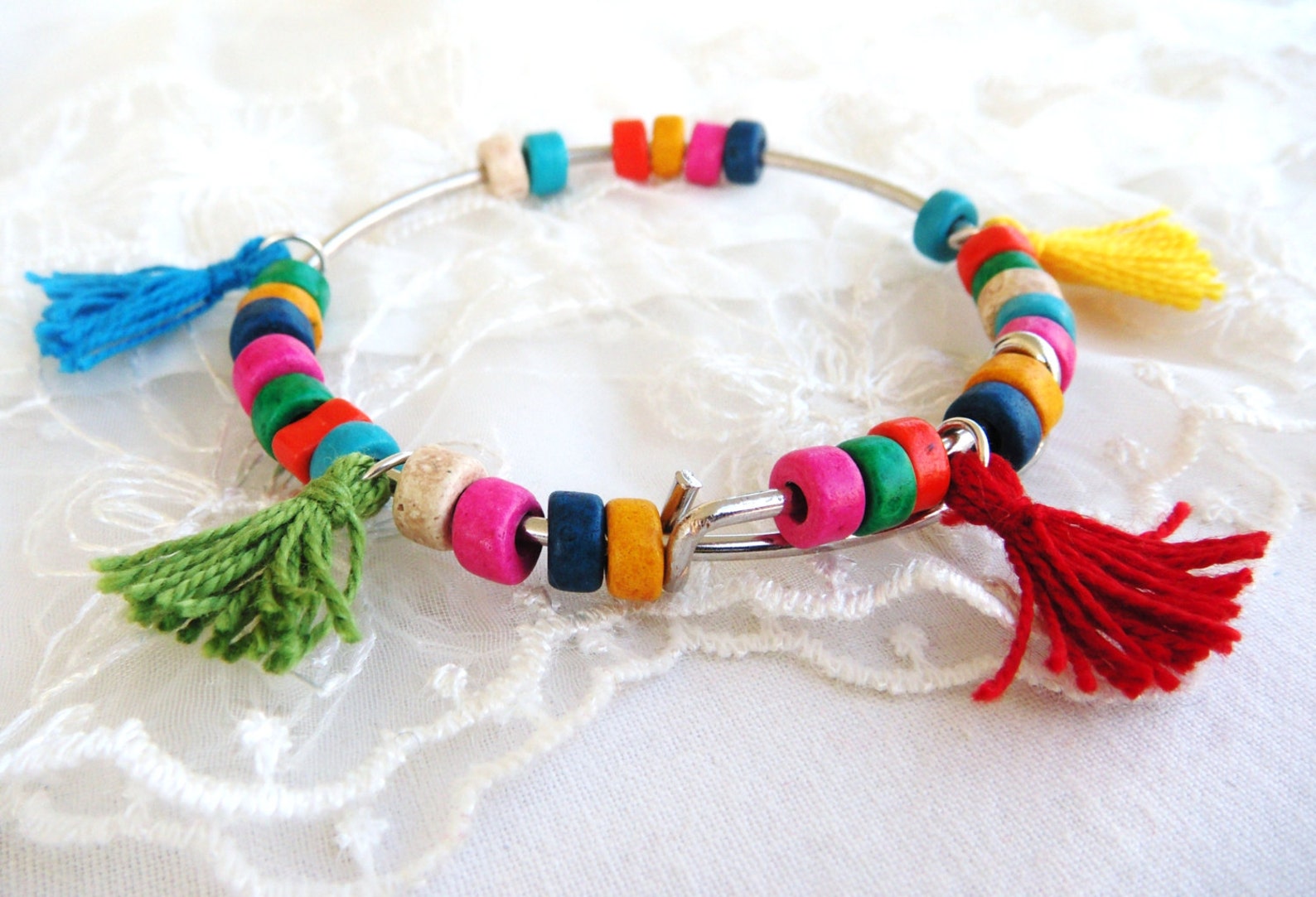 Adjustable Wire Bangle Bracelet for Stacking Charms Bracelet - Etsy