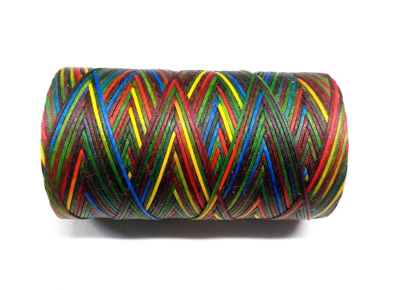 Waxed Multi Color Cord 1mm Cotton Cord Multi Color Cotton - Etsy UK
