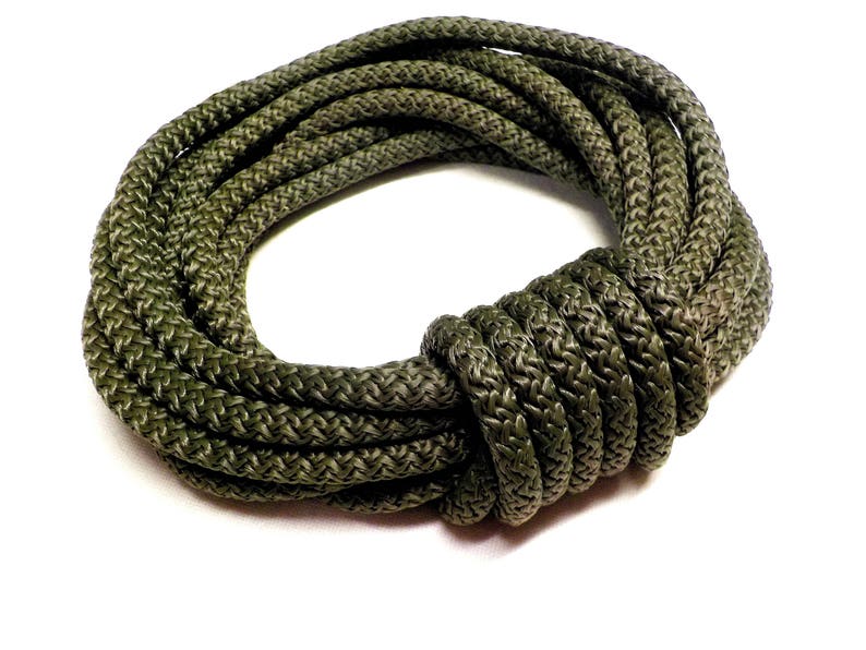 Khaki Climbing Cord Semisoft Rope Cord Round Cord 5mm | Etsy