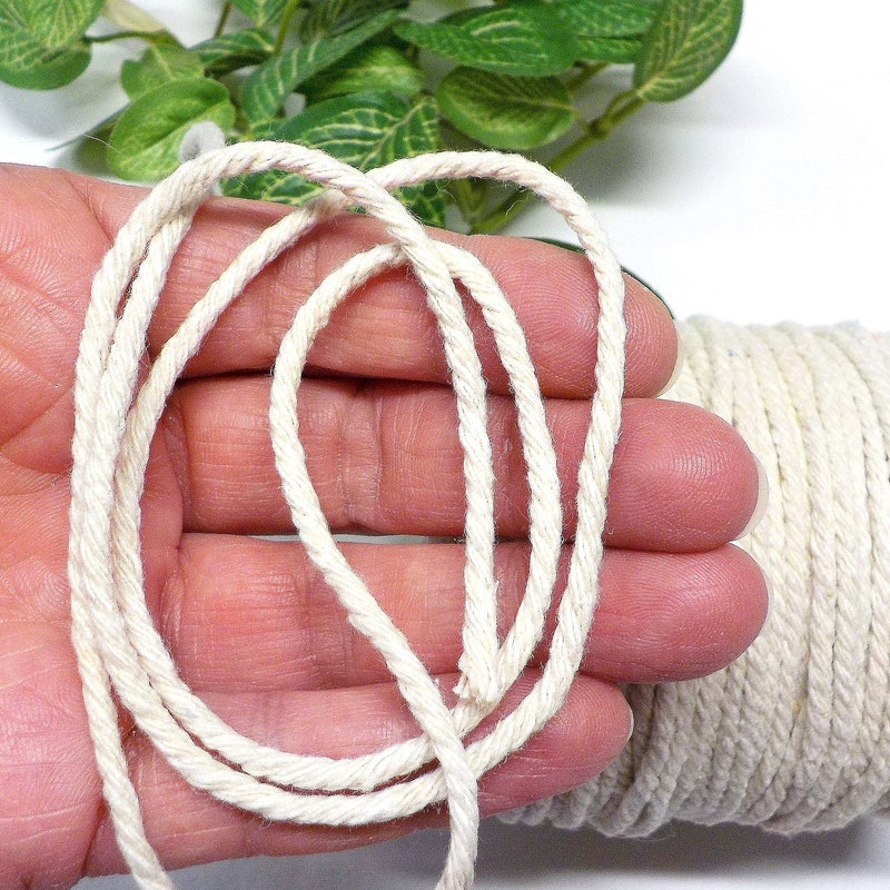 Natural Cotton Cord - Etsy