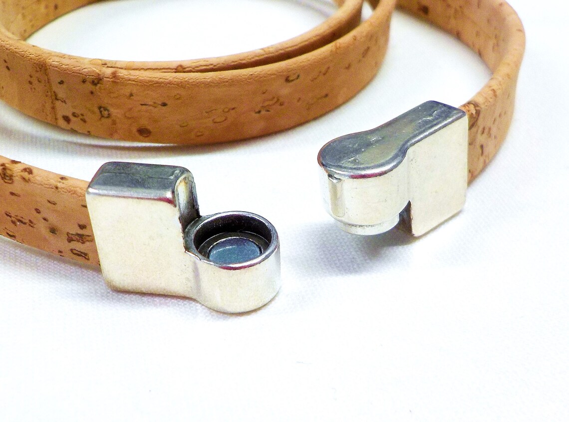 Silver Plated Magnetic Clasp Side Lock Magnetic Clasps up to - Etsy