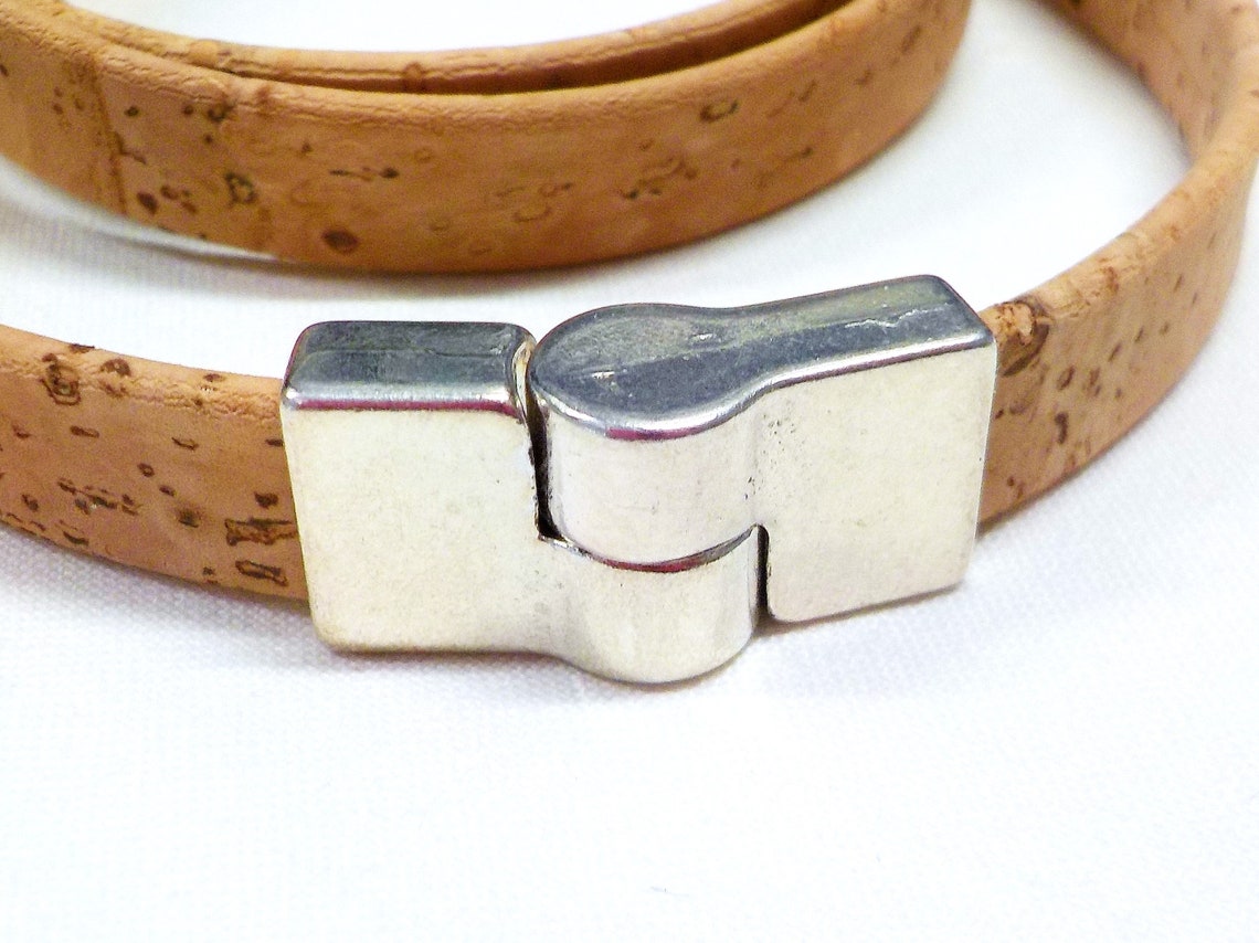 Silver Plated Magnetic Clasp Side Lock Magnetic Clasps up to | Etsy