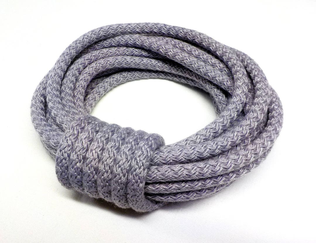 Cool Gray Cool Grey Climbing Cord, Semisoft Rope Cord, Round Cord 5mm ...