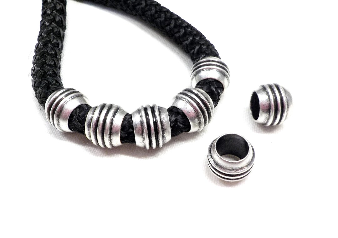 999 Silver Plated Brass Striped Balls, Striped Beads, Ring Sliders ...