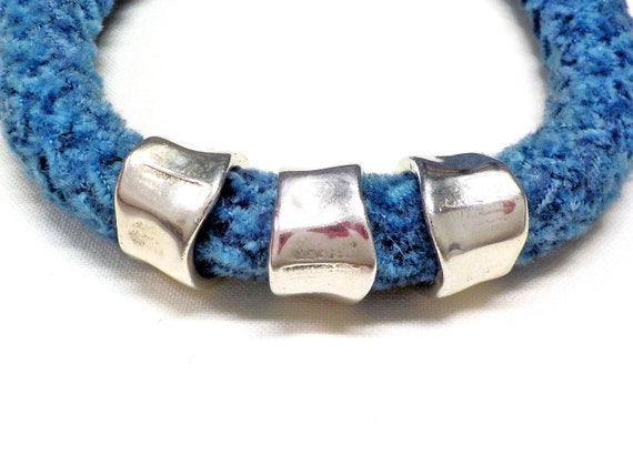 Silver Plated Tube Ring Slider Silver Ring Spacer Large | Etsy