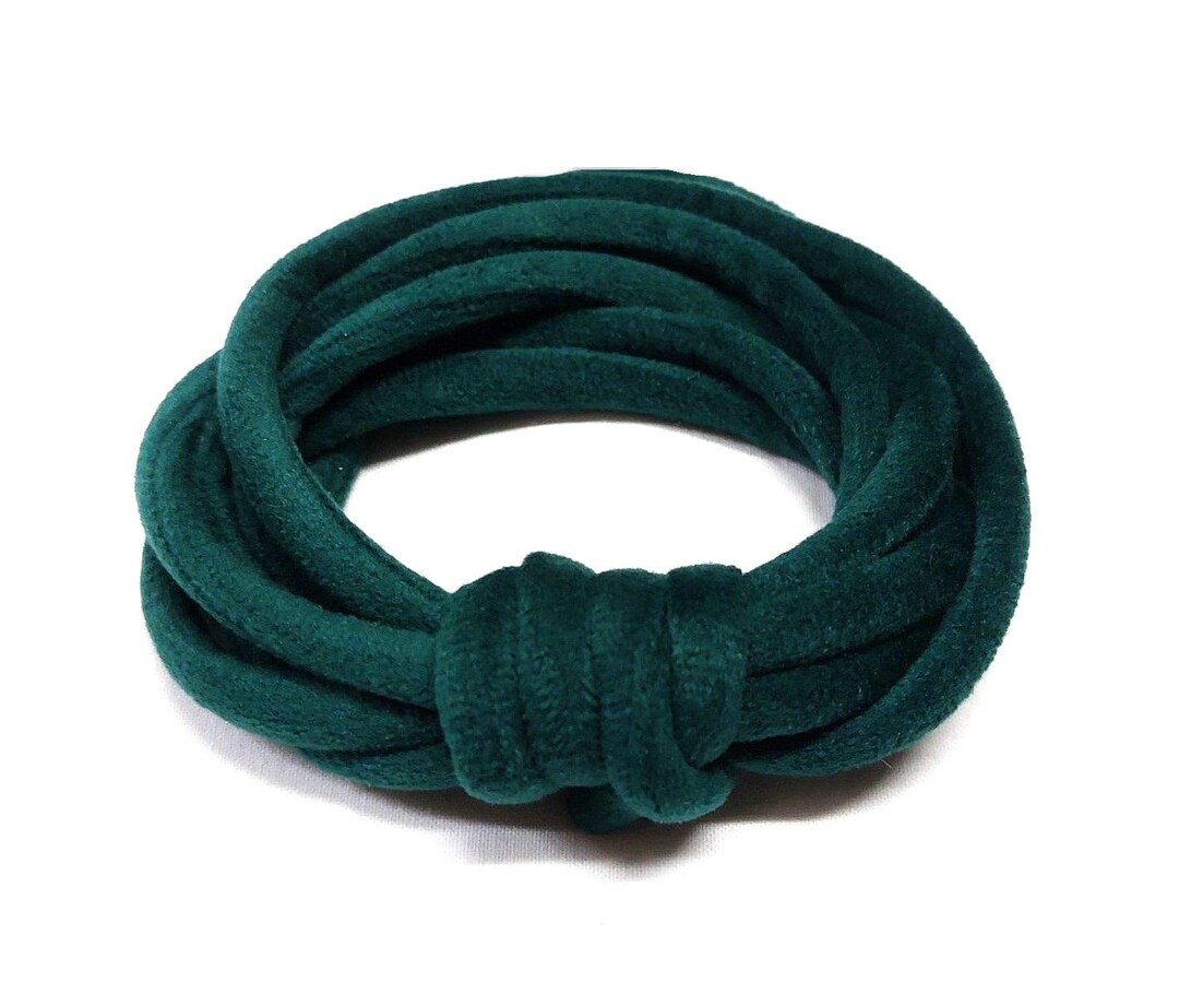 7mm Velvet Round Cord, Choker Cord, Velvet Choker, Green Tubing Fabric ...