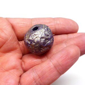 Irregular Round Ceramic Beads, Matte Ceramic Slider, Handmade Greek ...