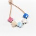 Pink Ceramic Cross Bead, Greek Enameled Ceramic Slider, Ceramic Cross ...