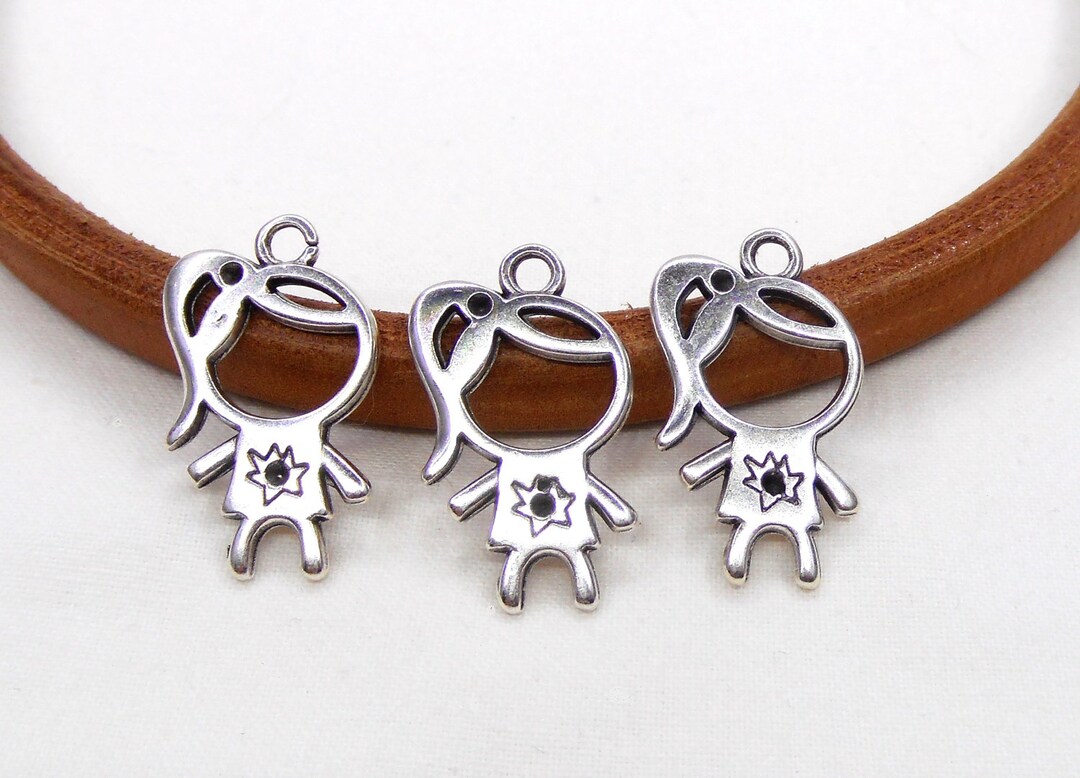 Silver Plated Girl Pendant, New Born Girl Necklece, New Mother Gift ...