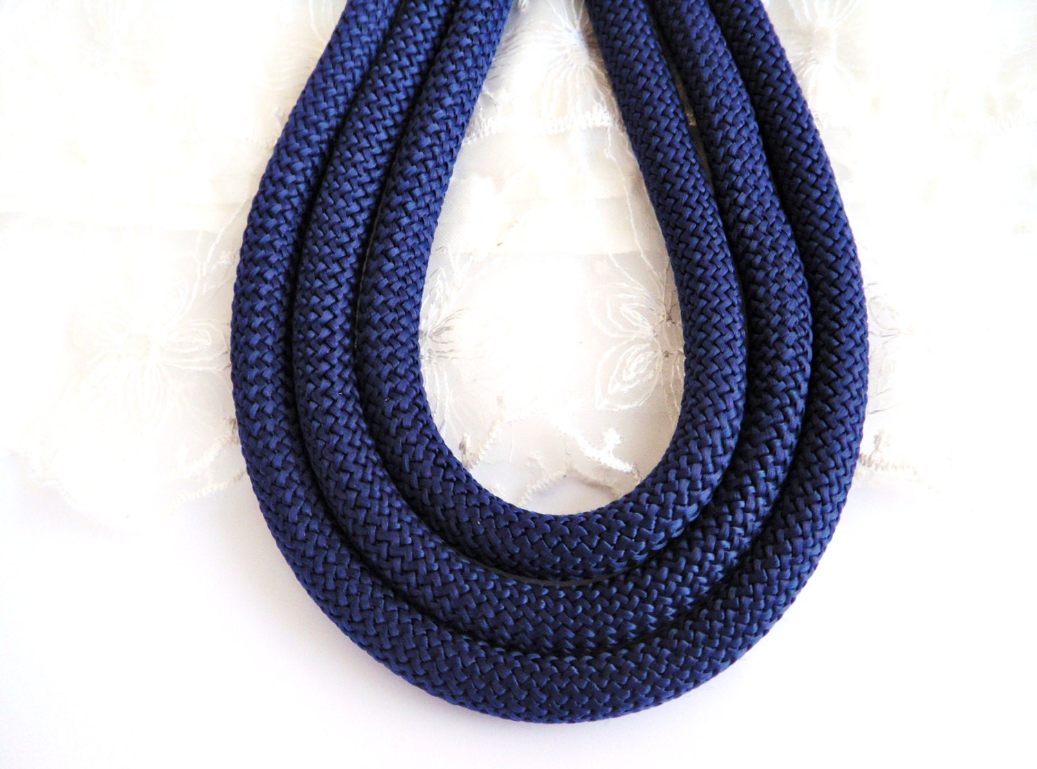 Braided Trim Rope Cord Semisoft Climbing Cord Dark Blue - Etsy