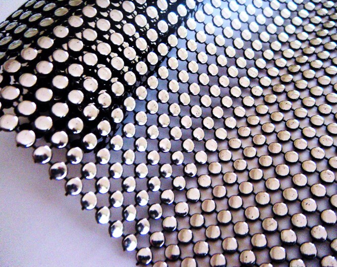 Silver Round Mesh, Plastic Mesh Trimming, Bling Mesh 2.25x4.5 1 Piece ...