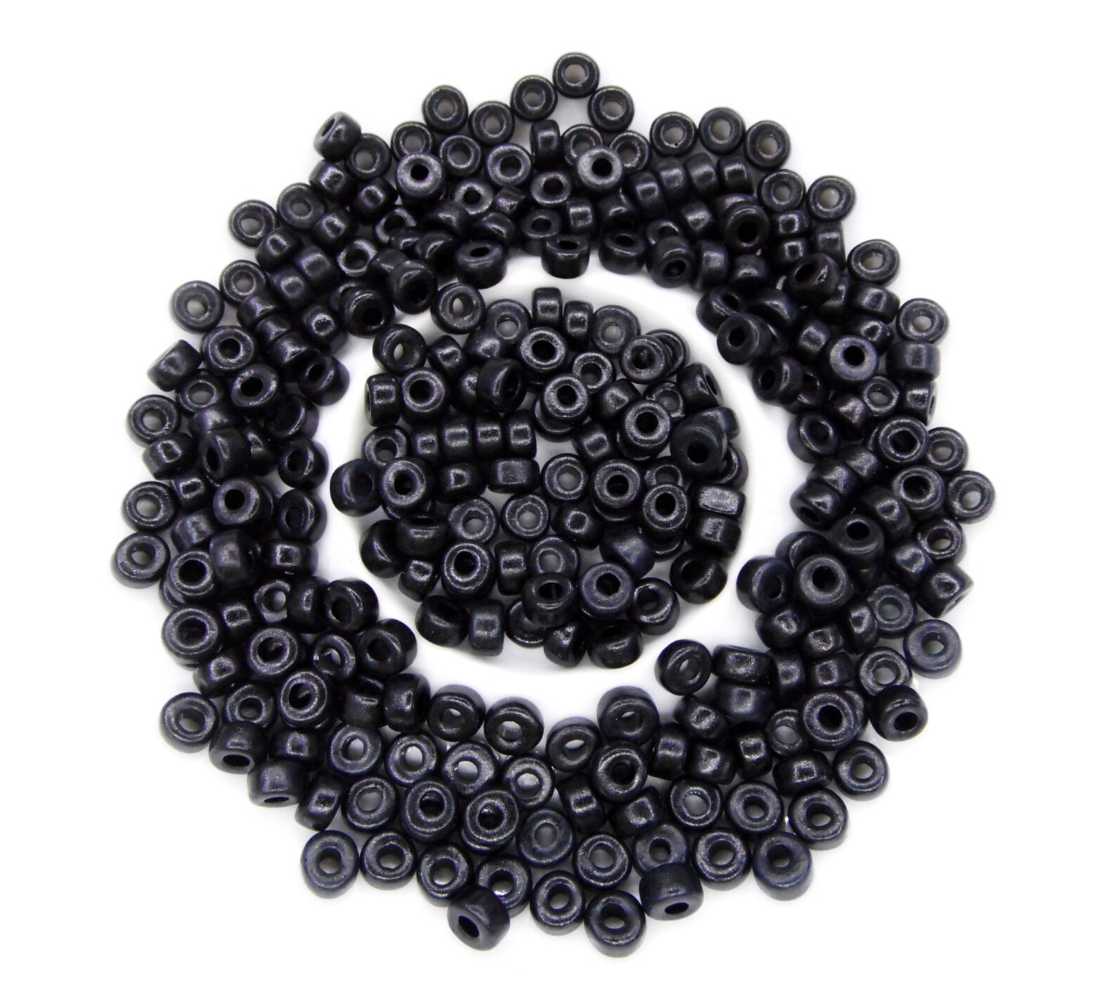 Greek Ceramic Bead Spacer, Tube Slider Ceramic, Washer Ceramic, Black ...
