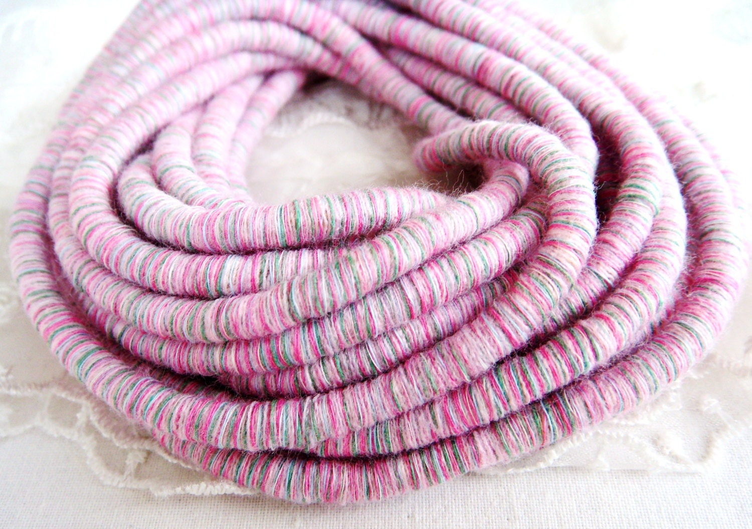 Lilac Wrapped Thread Rope Cord Covered Cording Fibre Wrap - Etsy