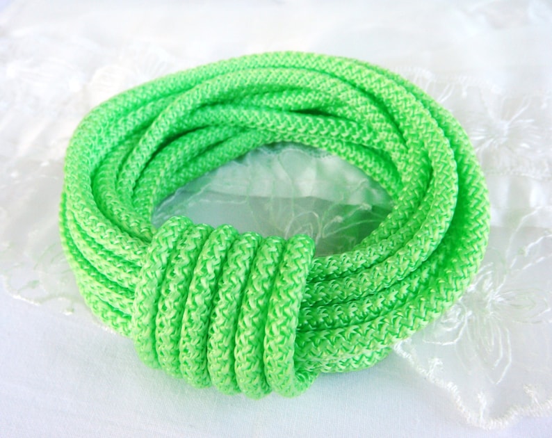 Light Green Climbing Cord Semisoft Rope Cord Round Cord 5mm | Etsy