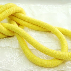 Yellow Wrapped Thread Cotton Cord, Covered Cording Fibre Wrap Cord ...