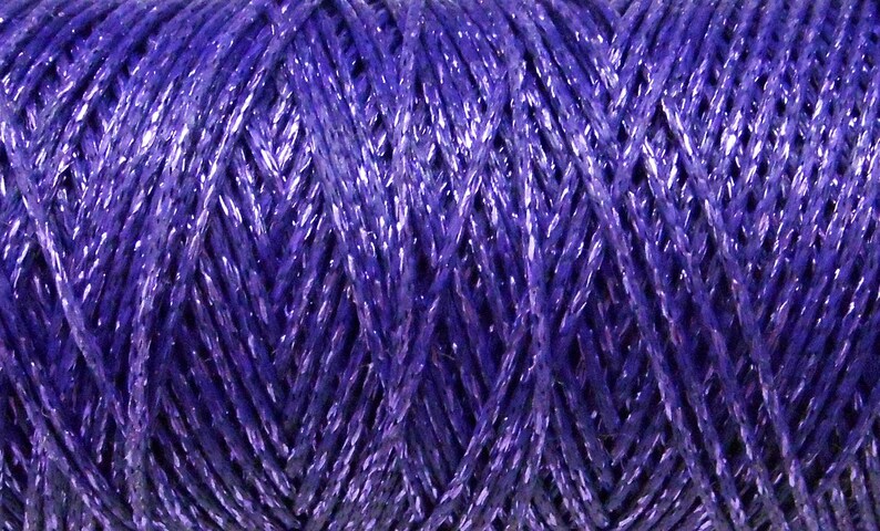 Purple Metallic Waxed Cord 1mm Macrame Waxed Cord Cotton - Etsy