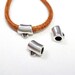 Silver Bail Beads, Ethnic Bail Charm Holder Spacer With Loop, Tube ...