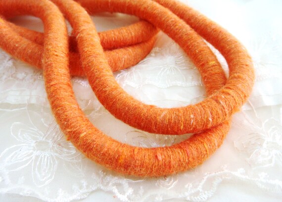 Orange Wrapped Thread Cotton Cord Covered Cording Fibre Wrap | Etsy