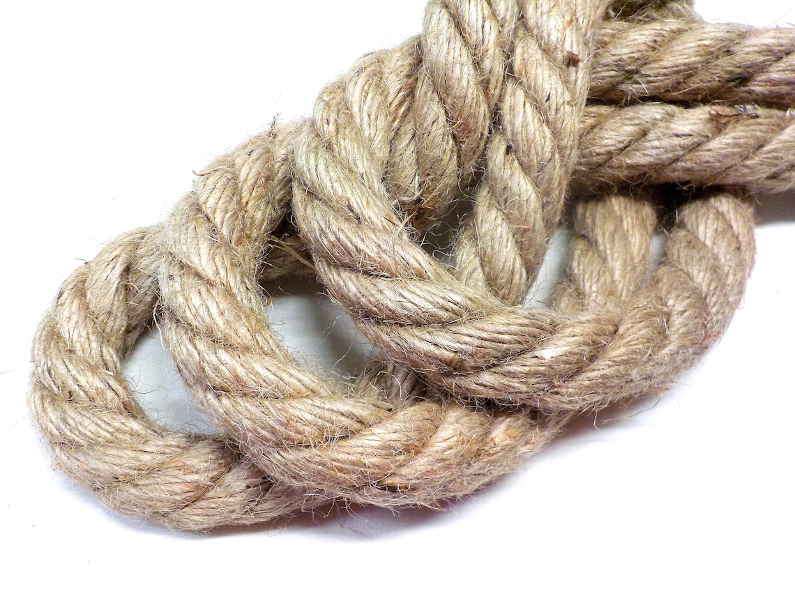 Natural Hemp Twisted Cord Unbleached Hemp Cord Rustic Hemp - Etsy