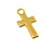 Gold Plated Cross, Gold Cross Charm, Gold Cross Pendant, Metal Cross ...