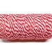 Red White Twisted Cotton Cord, Twisted Cotton String, Bakers Twine 1 ...
