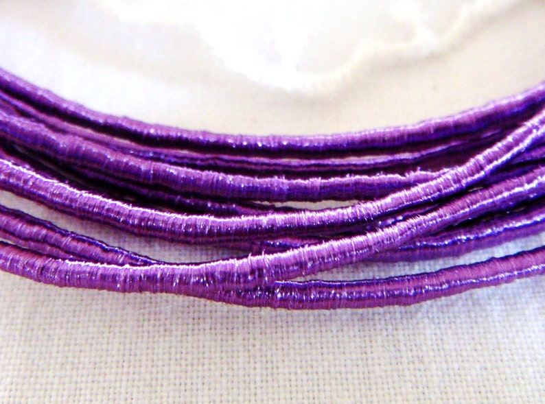 Ivory Wrapped Silk Satin Cord Soutache Wrapped Thread Cord - Etsy