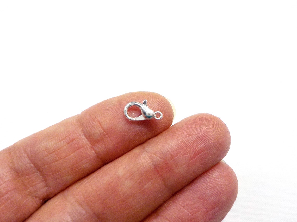 999 Silver Plated Small Lobster Clasps Silver Plated Parrot - Etsy