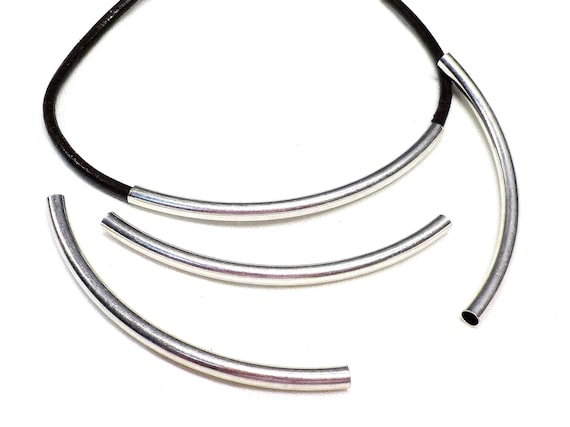 Tube Arched Bars Silver Plated Over Brass Curved Tube | Etsy