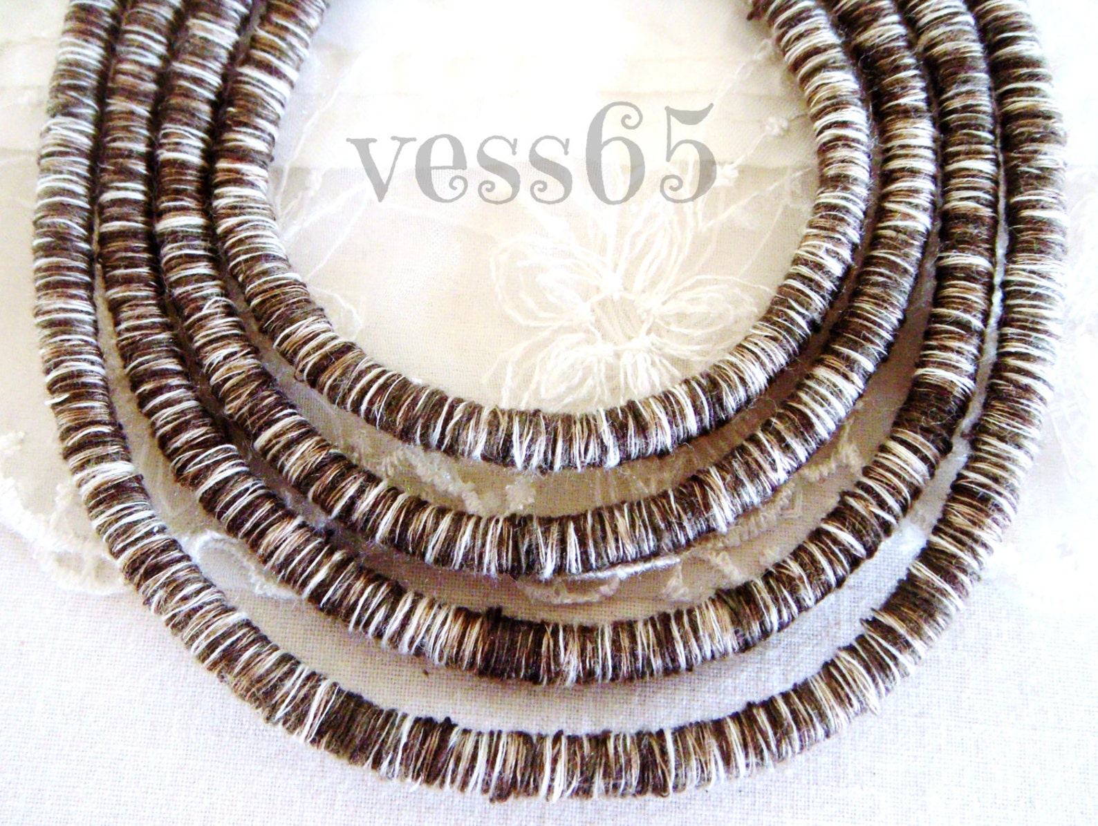 Brown Wrapped Thread Rope Cord Covered Cording Fibre Wrap - Etsy