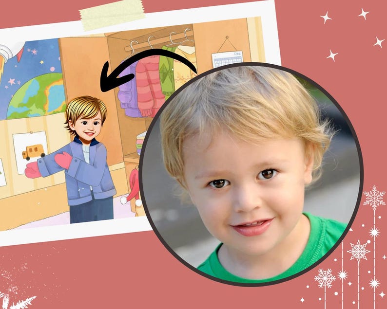 Custom Winter Adventure Book – Personalized Snow Day Story for Kids ...