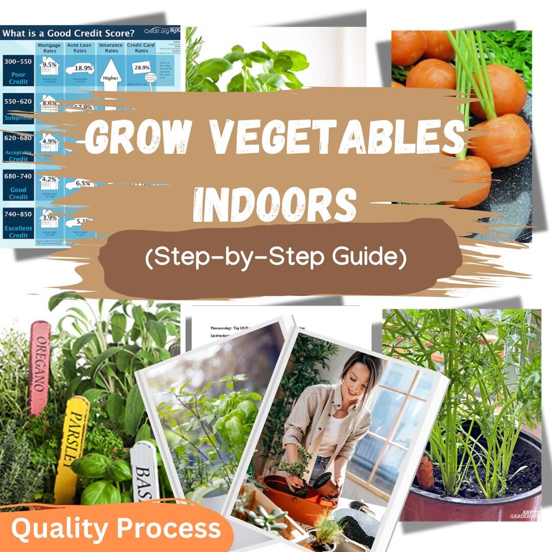 Grow Vegetables Indoors: A Step-by-step Guide to Indoor Gardening ...