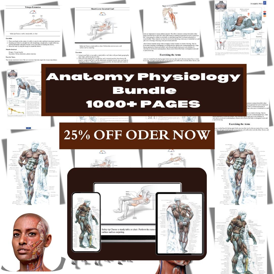 Anatomy Physiology Bundle Editable A P Course, Training Manual & Study ...