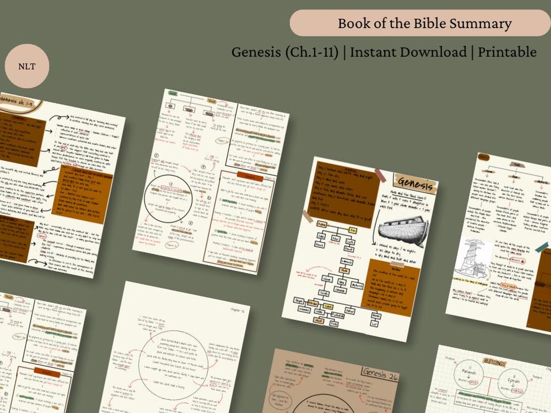 Bible Book Summary Printable Book Bible Summary Guide Bible Book Review ...