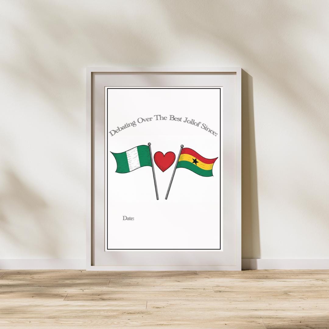 Personalised Anniversary Poster Intercultural Couples Valentines Decor ...