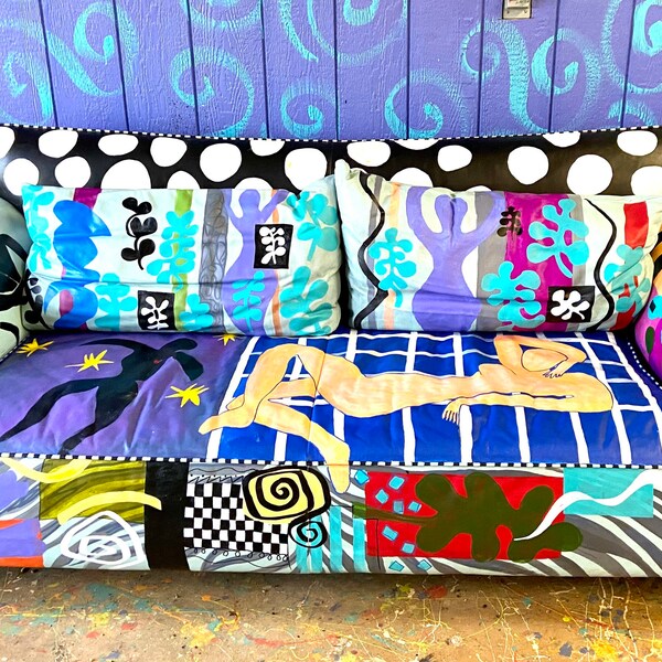 Hand Painted Furniture Contemporary - Etsy