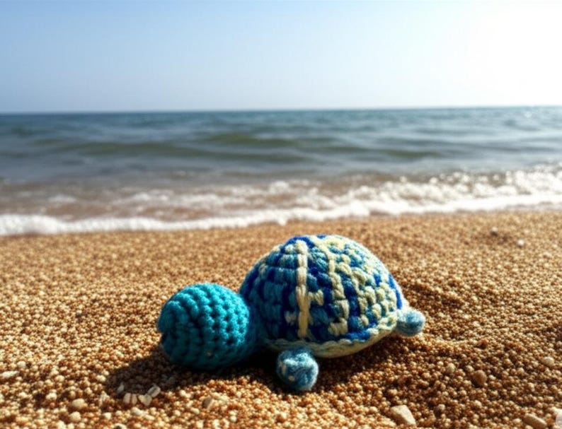 Mini Sea Turtle Crochet Pattern: Easy Amigurumi Toy PDF - Etsy