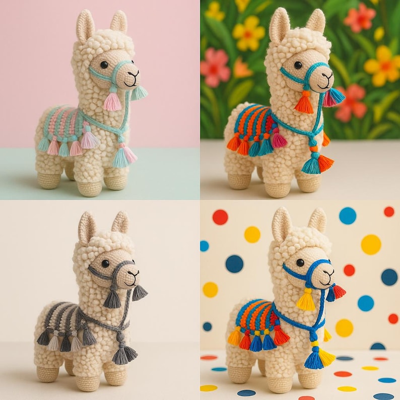 Llama Amigurumi Crochet Pattern – Instant Download - Etsy