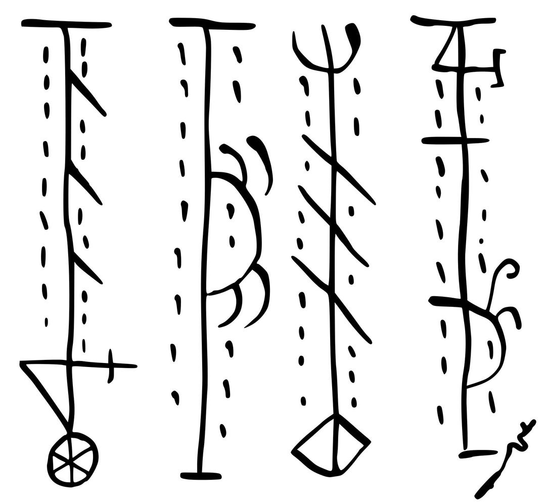 Ancient Runic Spell Norse Sigil of Protection Against Witchcraft - Etsy