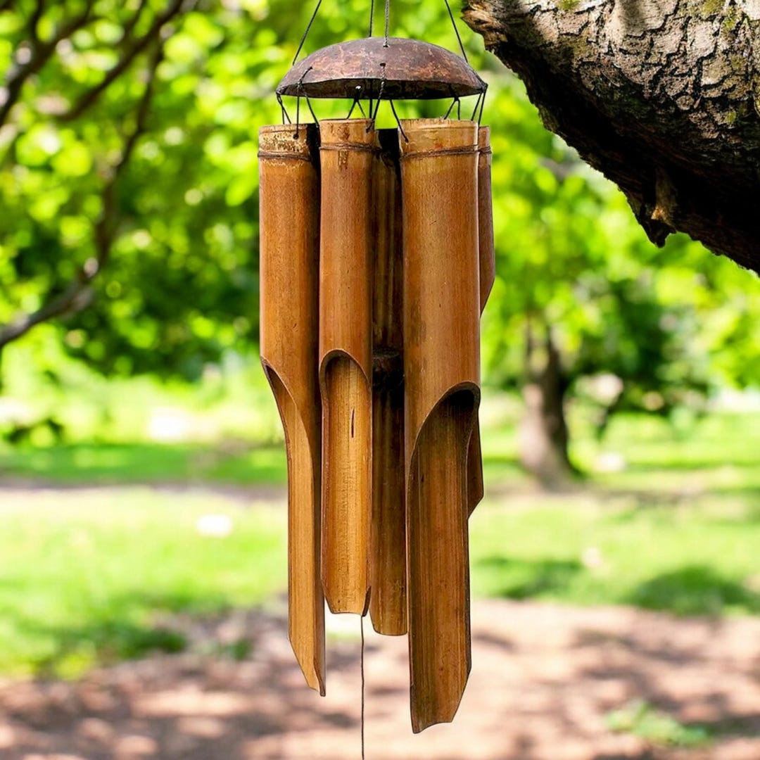 Bamboo Wind Chime – Relaxing Sound Healing, Meditation Wind Bell ...