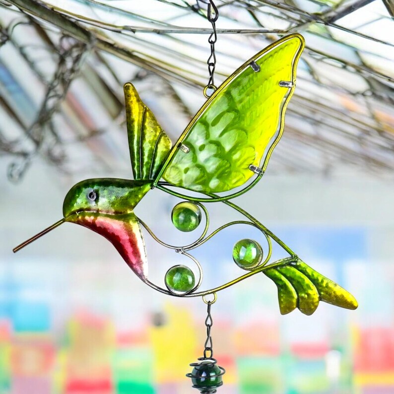Hummingbird Wind Chime – Relaxing Sound Healing, Meditation Wind Bell ...