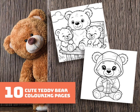 Imprimibles De Ositos De Peluche Para Preescolar Oso De Peluche Papel