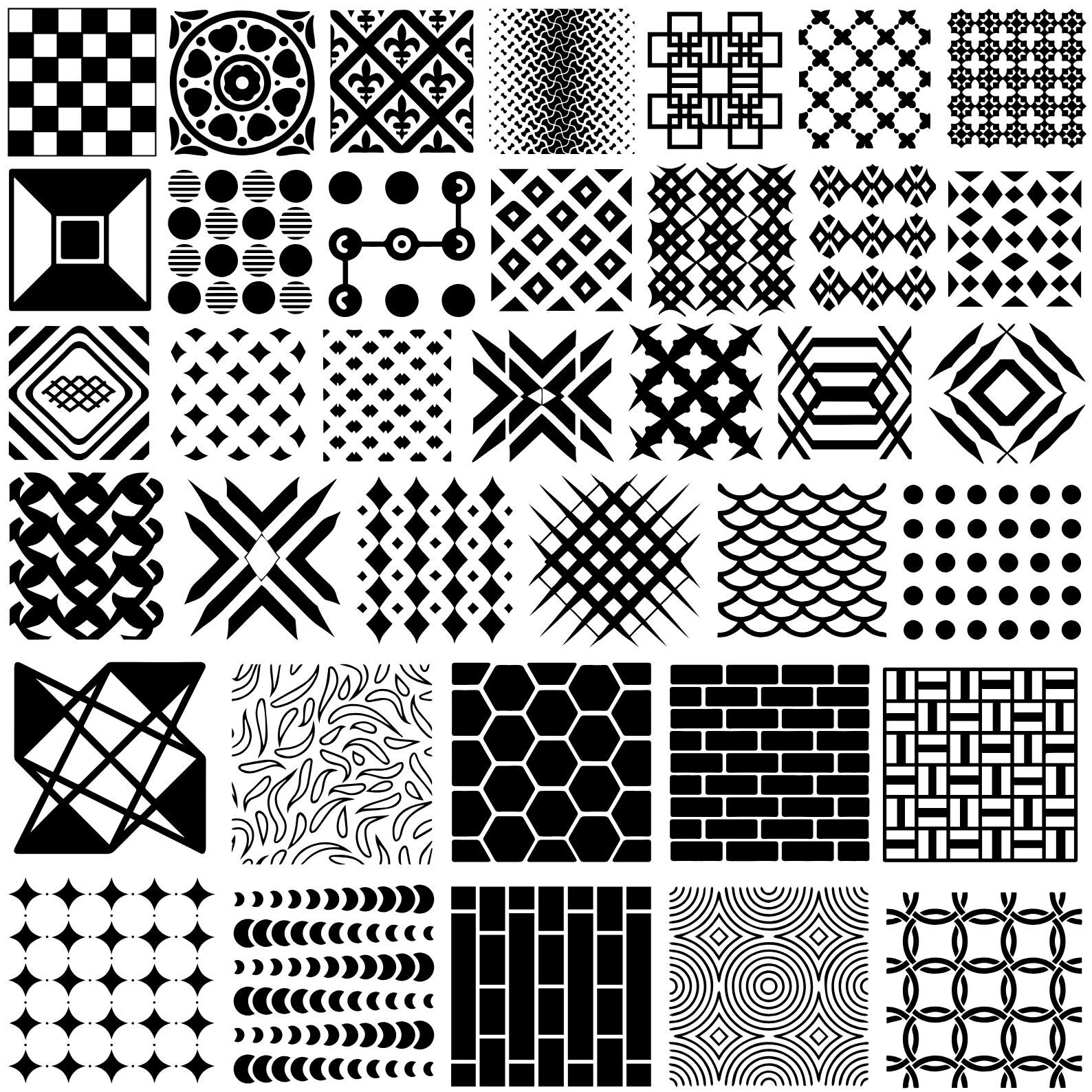Patterns Svg Bundle, Floral Pattern Svg, Lines Pattern Svg, Seamless ...